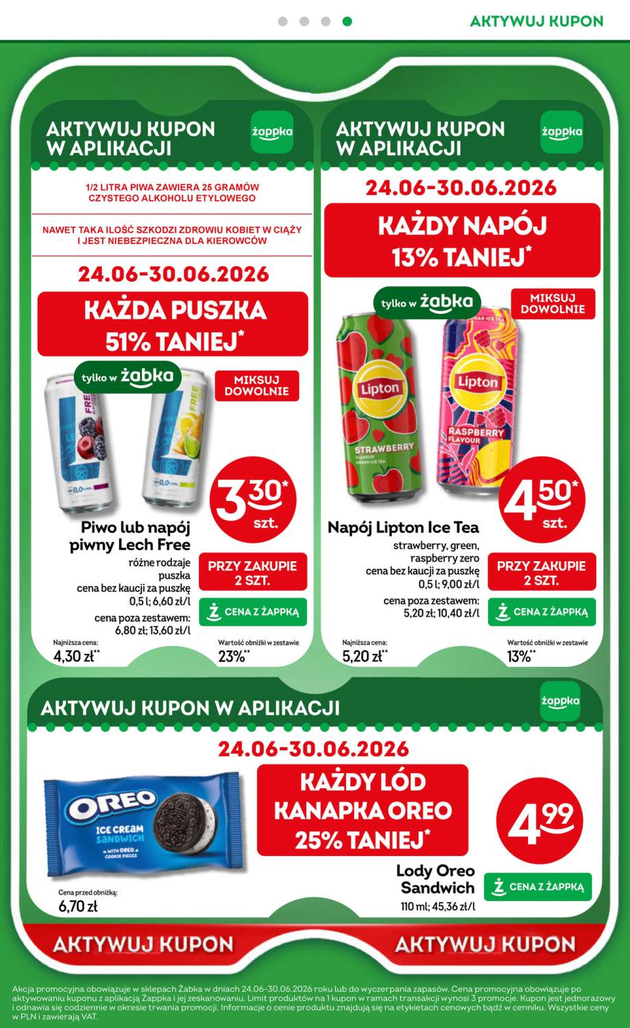 Napój Lipton Biedronka 🔥 promocje czerwiec 2026